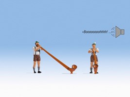 Noch 12821 H0 - Alpenhoornblazers (Sound Szenen) Modelrailway