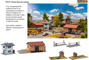Faller 190141 H0 - ACTIESET ROND DE OVERWEG Modelrailway