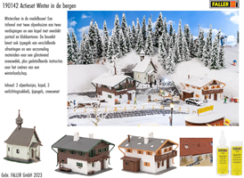 Faller 190142 H0 - ACTIESET WINTER IN DE BERGEN Modelrailway