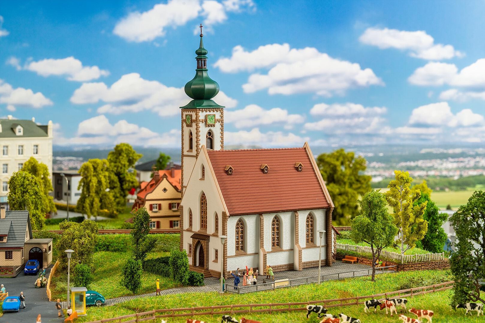 Faller 231726 N - Dorpskerk Modelrailway