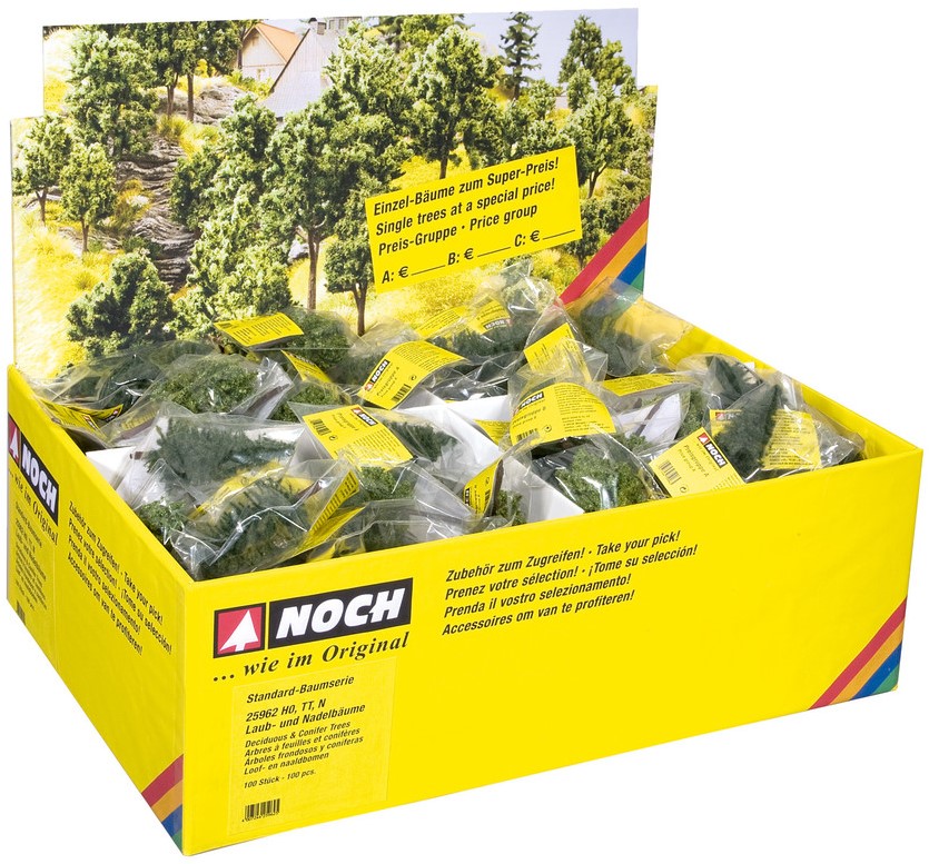 Noch 25964 - Loof- en naaldbomen Per stuk Modelrailway