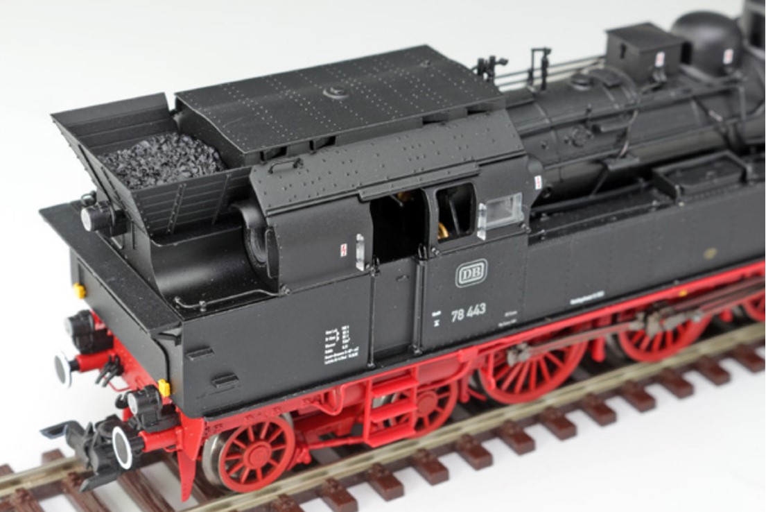 ESU X 31180 H0 - Dampflok, H0, T18, 78 443 DB, Schwarz, Ep III ...