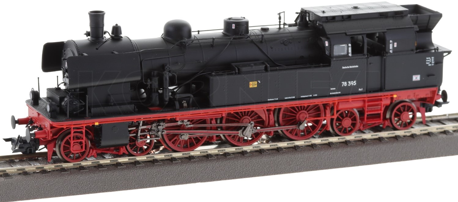 ESU 31184 H0 - Dampflok, H0, T18, 78 395 DR, Schwarz, Ep III ...