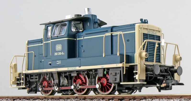 ESU X 31411 H0 - Diesellok, H0, BR V60, 260 269, Ozeanblau-Beige, DB Modelrailway