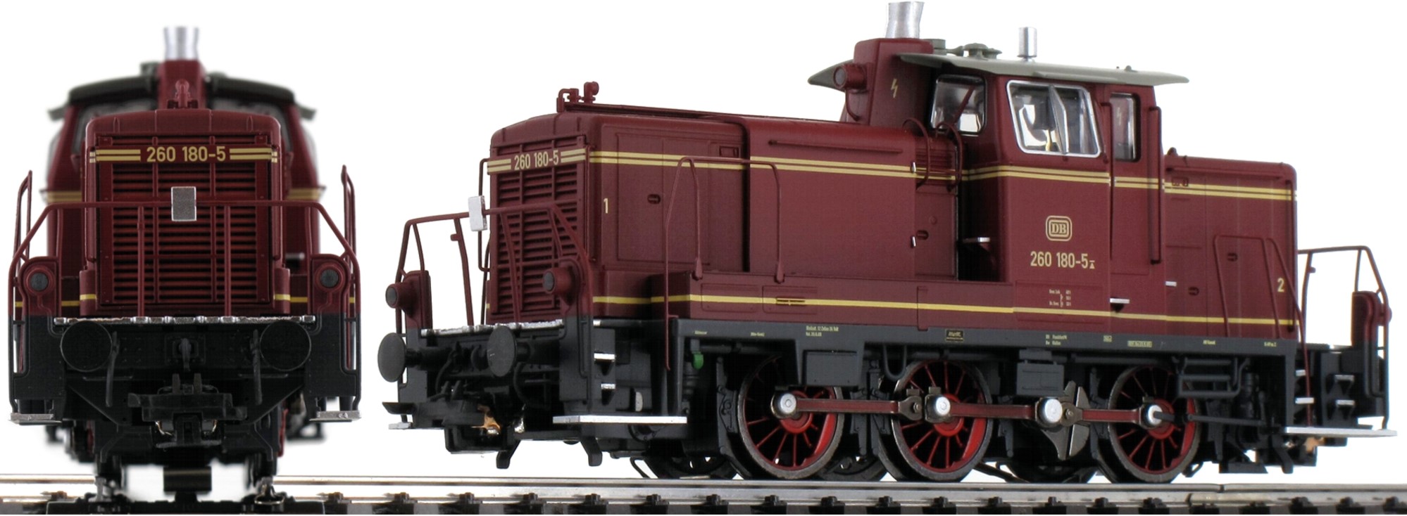 ESU 31417 H0 - Diesellok, H0, V60, 261 660, altrot, DB Modelrailway