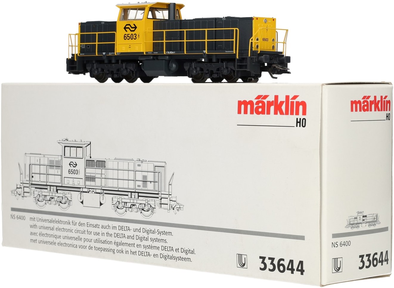 Märklin 33644 H0 - Dieseelektrische Locomotief BR6400 Delta NS Cargo ...