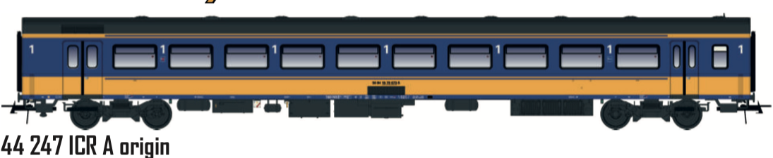 LS Models 44247 H0 - ICR A 1e klasse NS Modelrailway