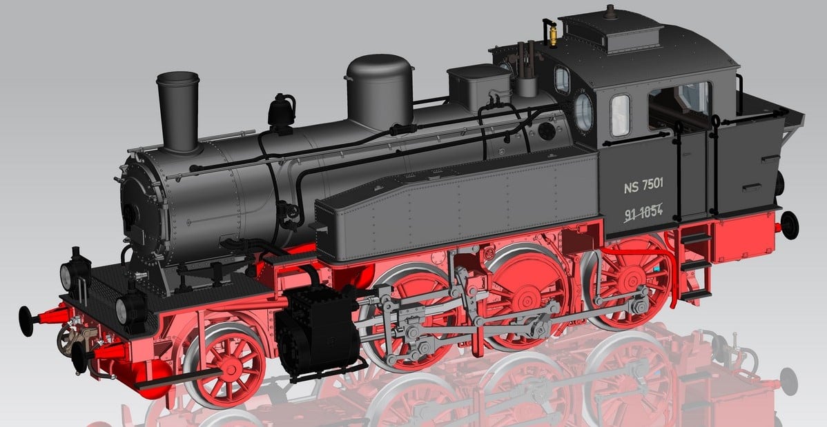 Piko 50746 H0 - Dampflok Rh 75 ex BR 91 NS III + DSS PluX16 Modelrailway