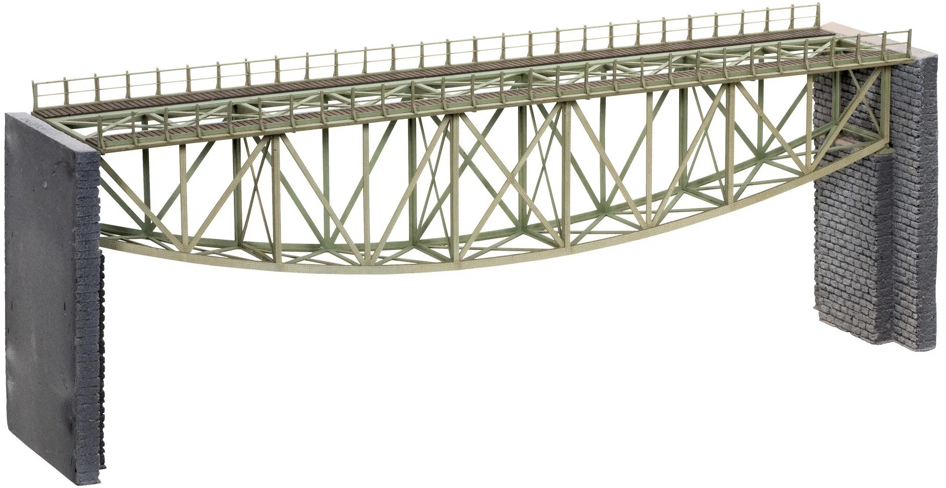 Noch 67028 H0 - Spoorbrug, staal met brughoofden Modelrailway