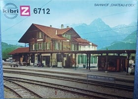 Kibri 6712 Z - Station Chateau d'Oex"" Modelrailway