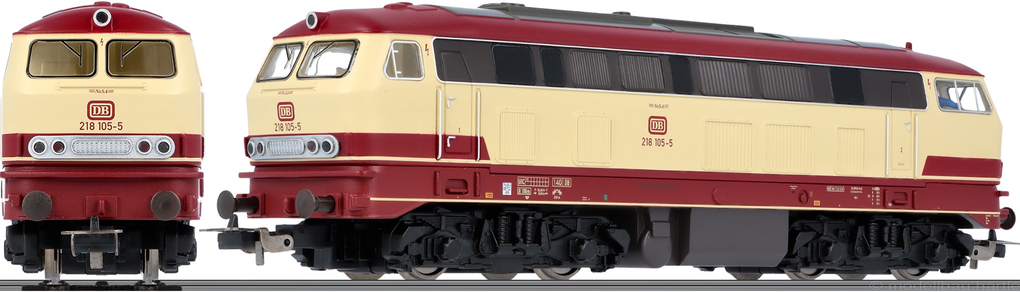 Piko 98548B H0 - Diesellok BR 218 NeSa VI + Plux22 Dec. AC Modelrailway
