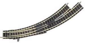 Fleischmann 9174 N - Handbediende Wissel Links 45° 1stuks Modelrailway