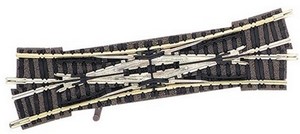 Fleischmann 9184 N - Handbediende Engelse Wissel Links 15° 111mm 1stuks Modelrailway