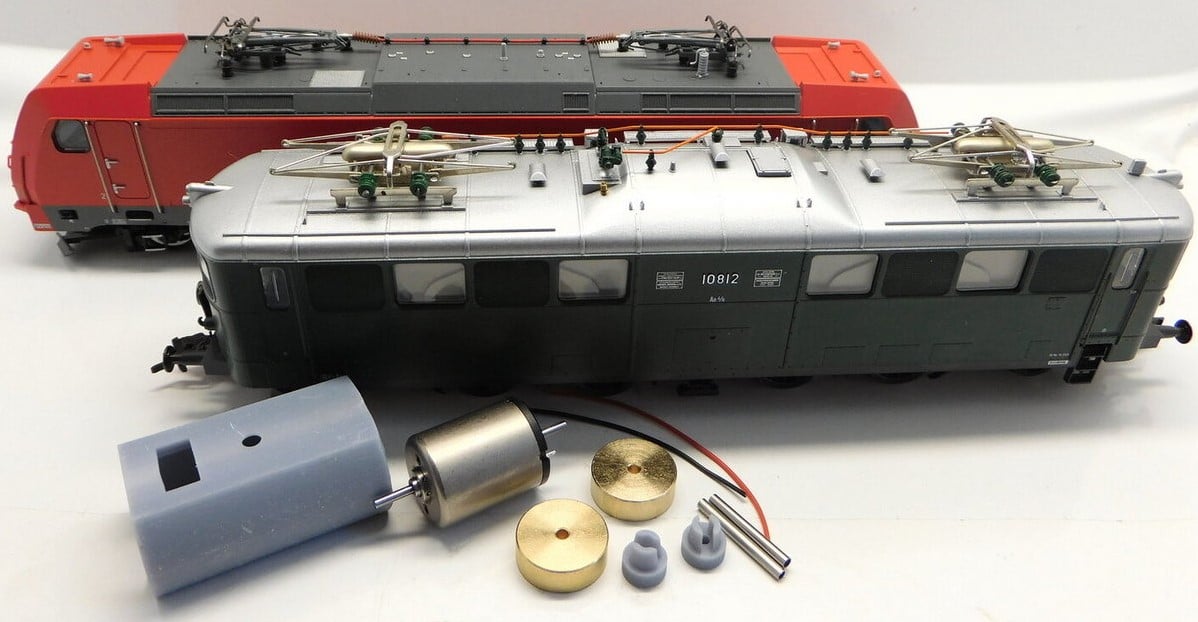 Micromotor.eu HR040C H0 - Roco Ae**, Bardotka, BB**, BR** Modelrailway