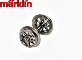 Märklin E204748 - Radsatz 2 Stück Spaakwielen punt assen 24,5 mm, Rad ...