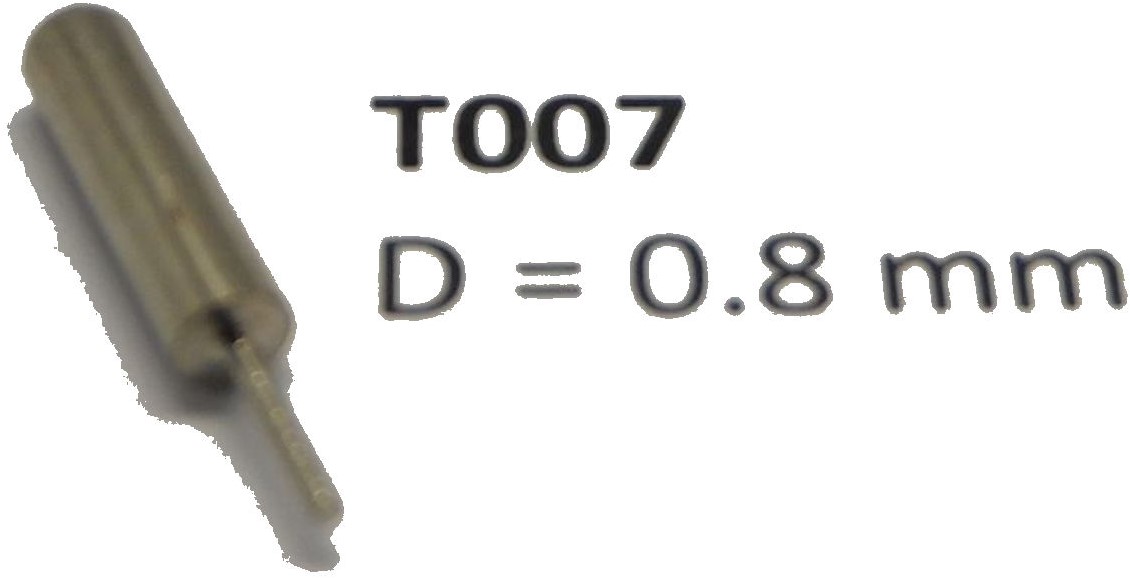 Micromotor.eu T007 - Replacement spindle 0.8 mm Modelrailway