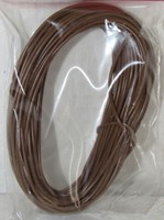 tOm 01130310 - Wire, 0.22 mm2 cross section, BROWN Modelrailway