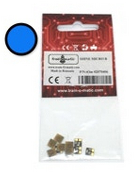 tOm 02070406 - SHINE MICRO B Blauw Led 10 Stuks ingebouwde weerstand Modelrailway